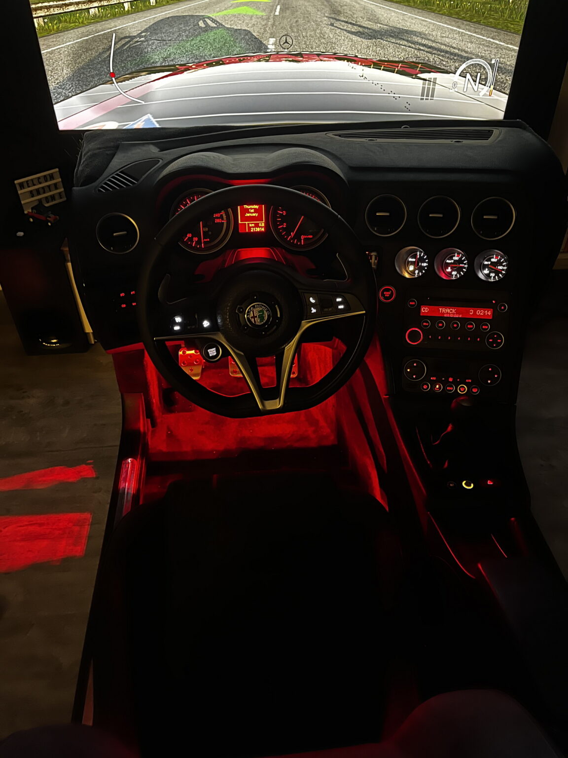 This Home-Built Alfa Romeo Racing Game Simulator Will Give You Cargasms ...