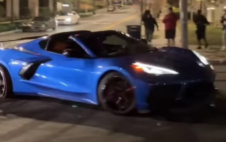 Unskilled Chevrolet Driver Fails At Donuts And Gives Himself A ...