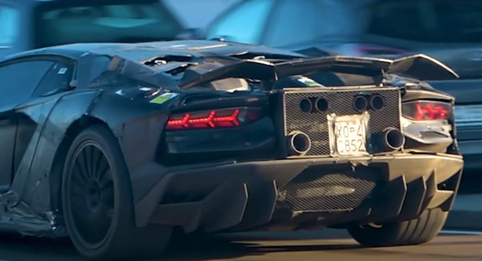 Lamborghini Mule Spotted Testing Next-Gen Hybrid V12 Powertrain | Carscoops