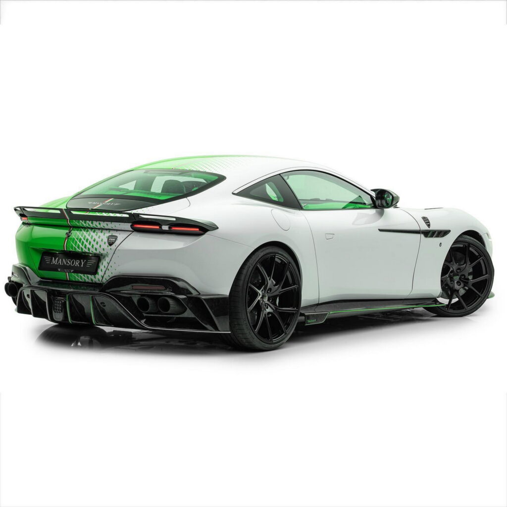 Mansory Tempesta Verde Is A Half-Green Half-White Ferrari Roma | Carscoops
