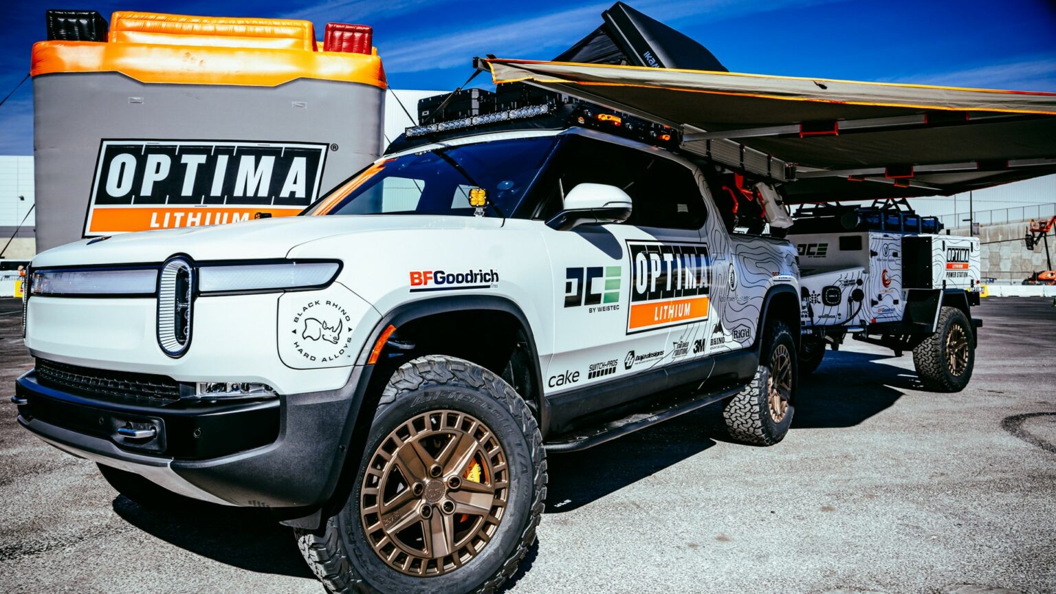 Optima’s Overlanding Rivian R1T And R1S Come With Trailers That ...