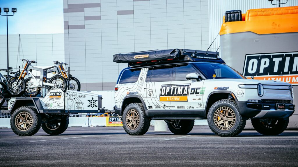 Optima’s Overlanding Rivian R1T And R1S Come With Trailers That ...