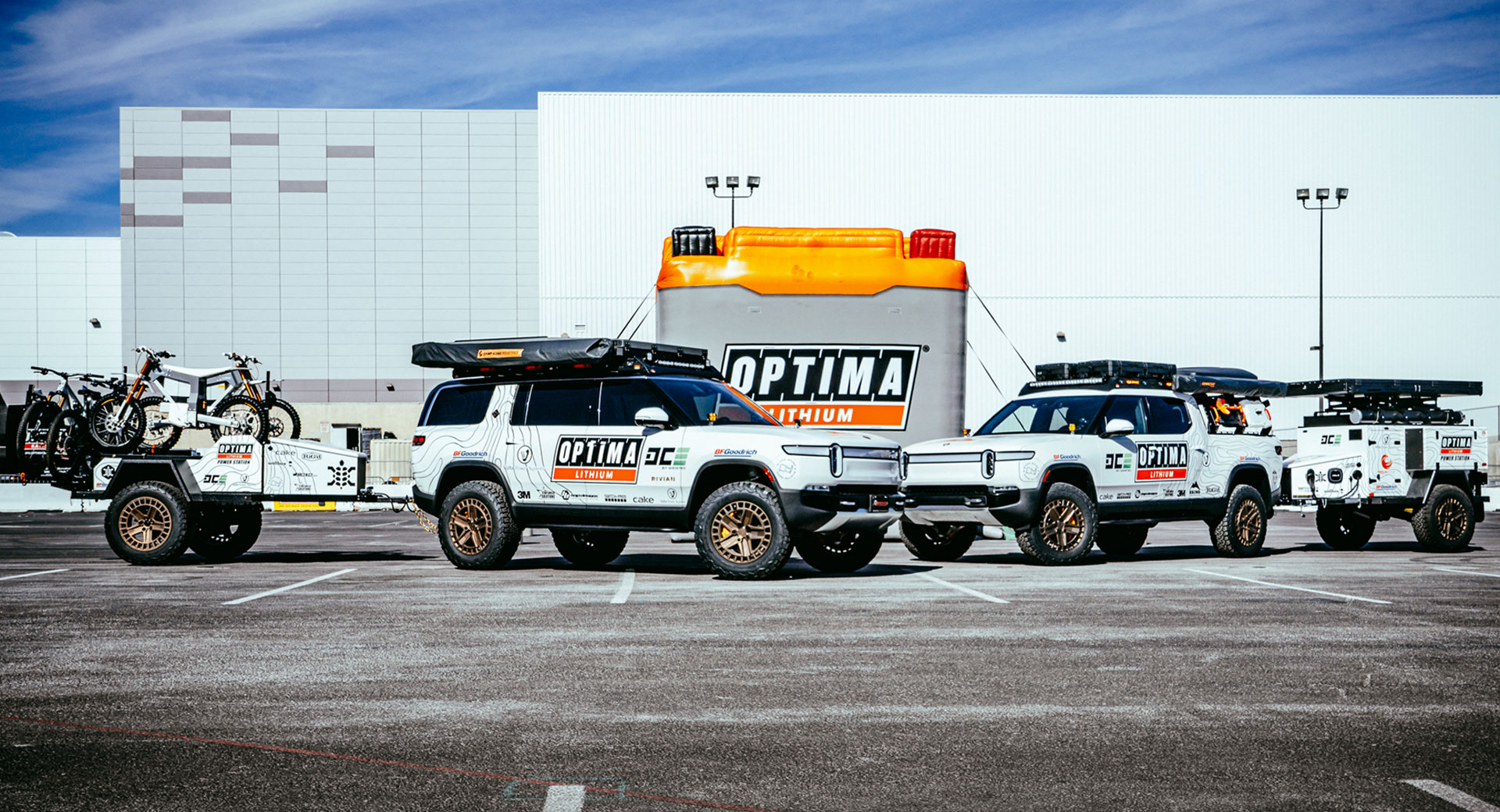 Optima’s Overlanding Rivian R1T And R1S Come With Trailers That ...