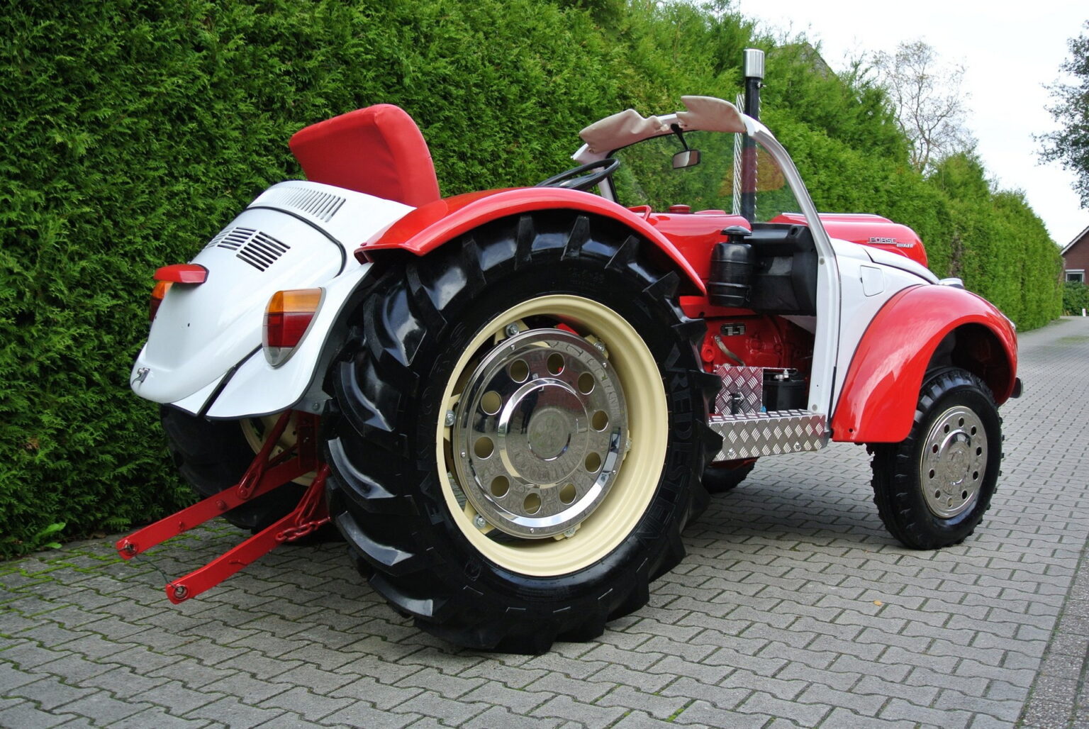 This Porsche Tractor Cosplaying As A VW Beetle Is Definitely An ...