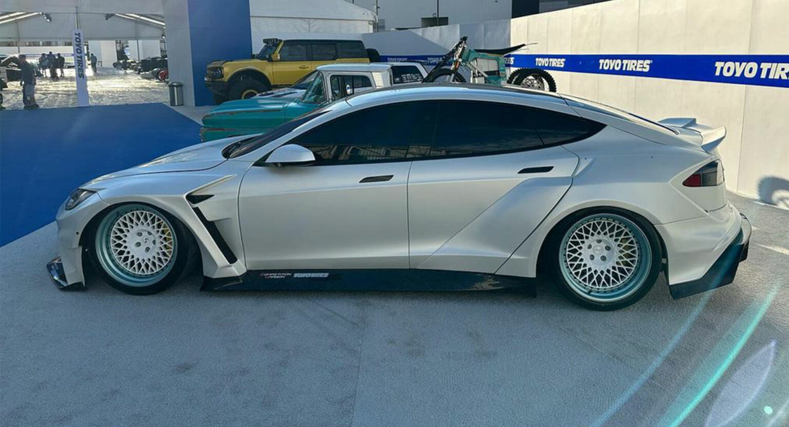 Competition Carbon’s Widebody Tesla Model S Plaid Throws Out The Rule ...