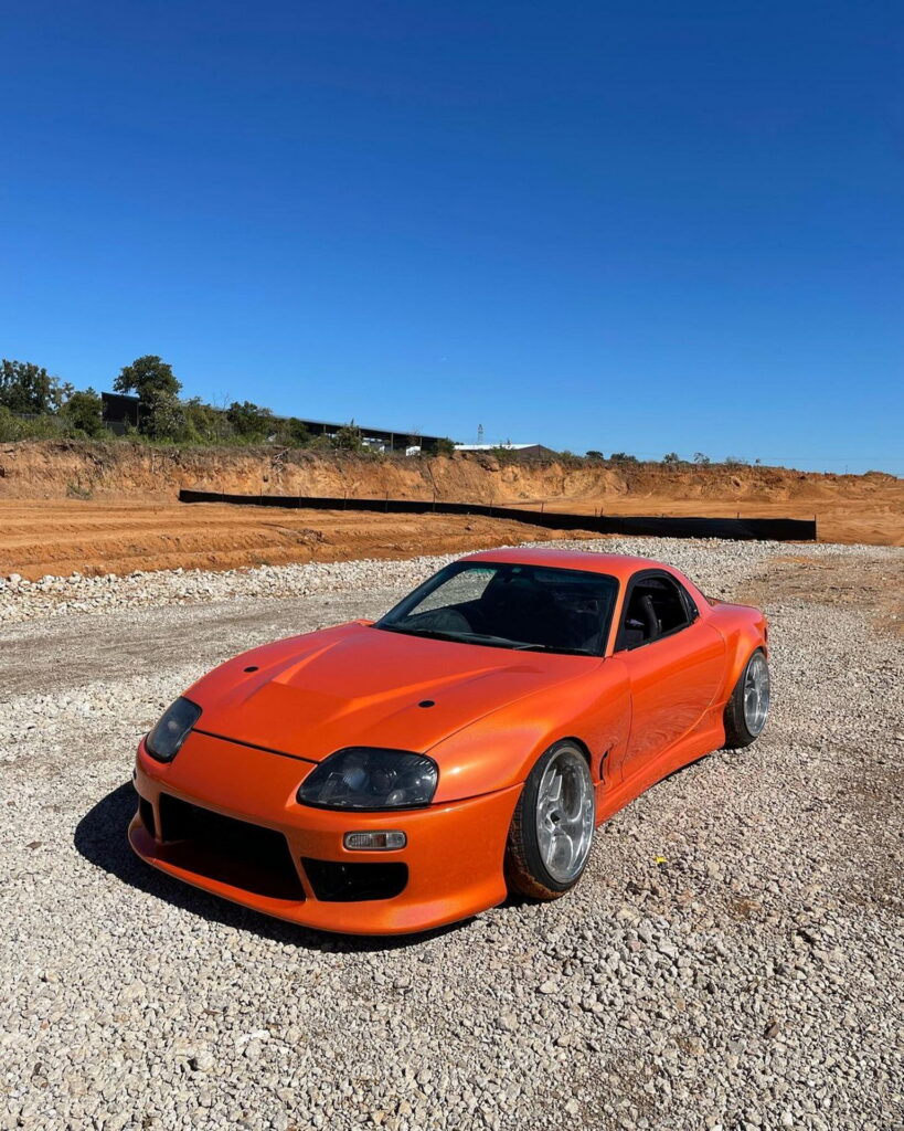 Real-Life Toyota Supra Face-Swapped Mazda RX-7 Looks Like A Glitch In ...