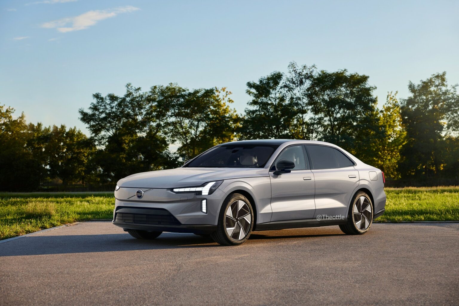 The Volvo ES100 Is A Fictional BMW i7 Rival Inspired By The EX90 ...