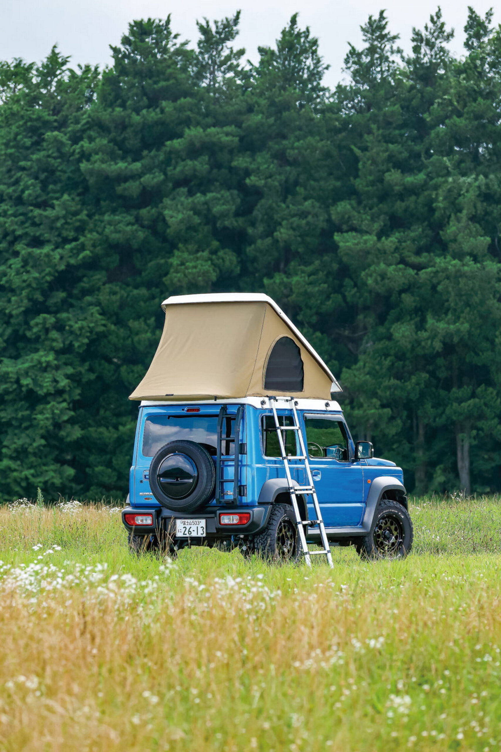 Turn Your Suzuki Jimny Into A Camper With The Canotier J3 Pop-Top Tent ...