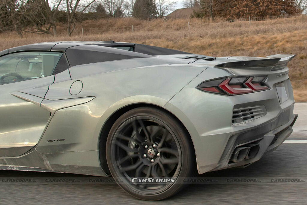 Is This An Undisguised 2024 Corvette E-Ray Hybrid Or The 2023 Z06 ...