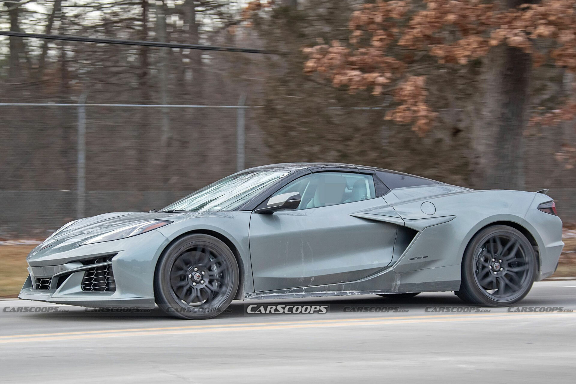 Is This An Undisguised 2024 Corvette E-Ray Hybrid Or The 2023 Z06 ...