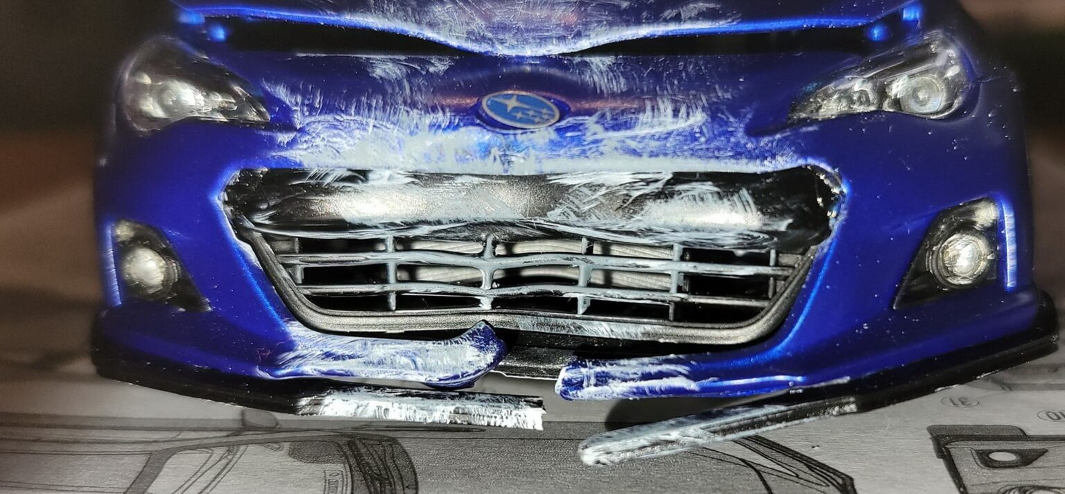 Friend Of The Year Recreates Scale Model Of His Pal’s Subaru BRZ Crash ...