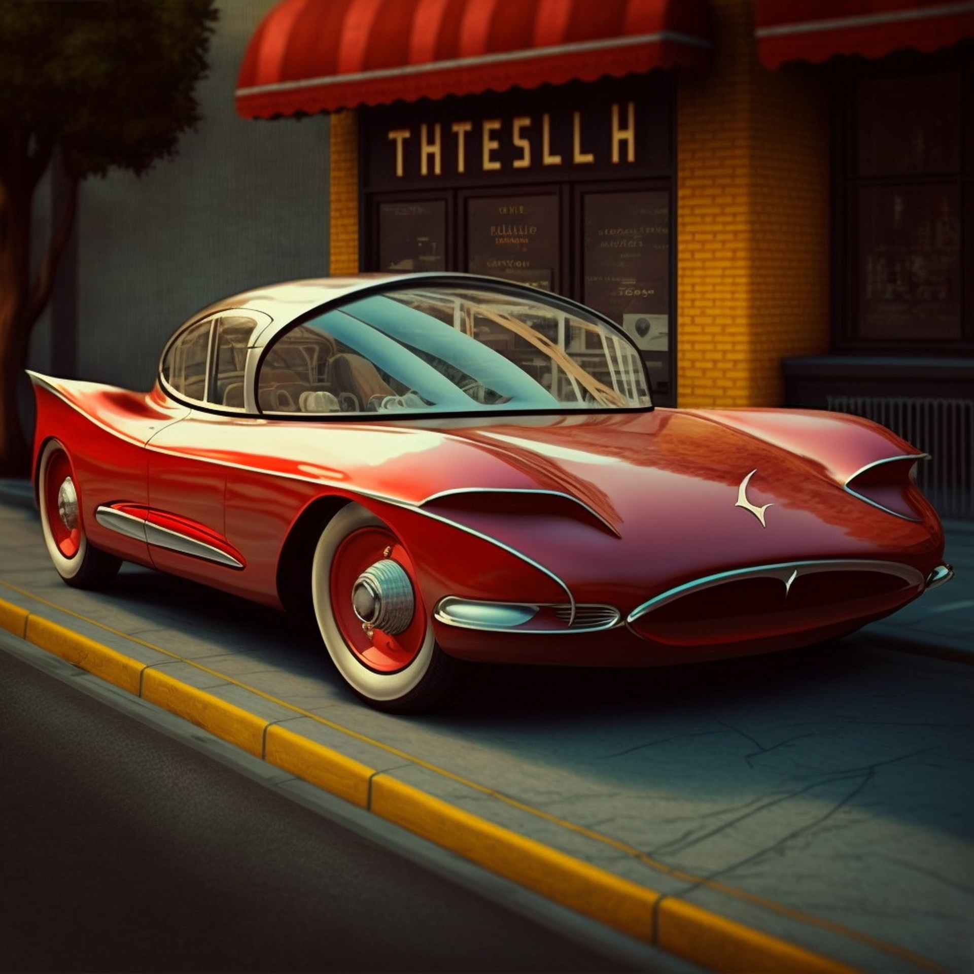 What If Tesla Had Been Founded In The ’50s? | Carscoops