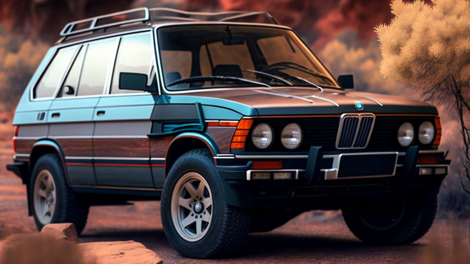 What If BMW Had Made Its X SUVs In The 80s Carscoops what-if-bmw-had-made-its-x-suvs-in-the-80s-carscoops