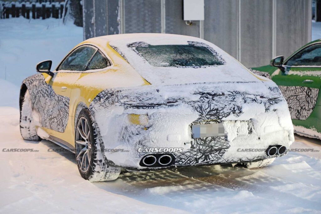 2024 Mercedes-AMG GT Spied With Flush Handles And Possible Rear Seats ...