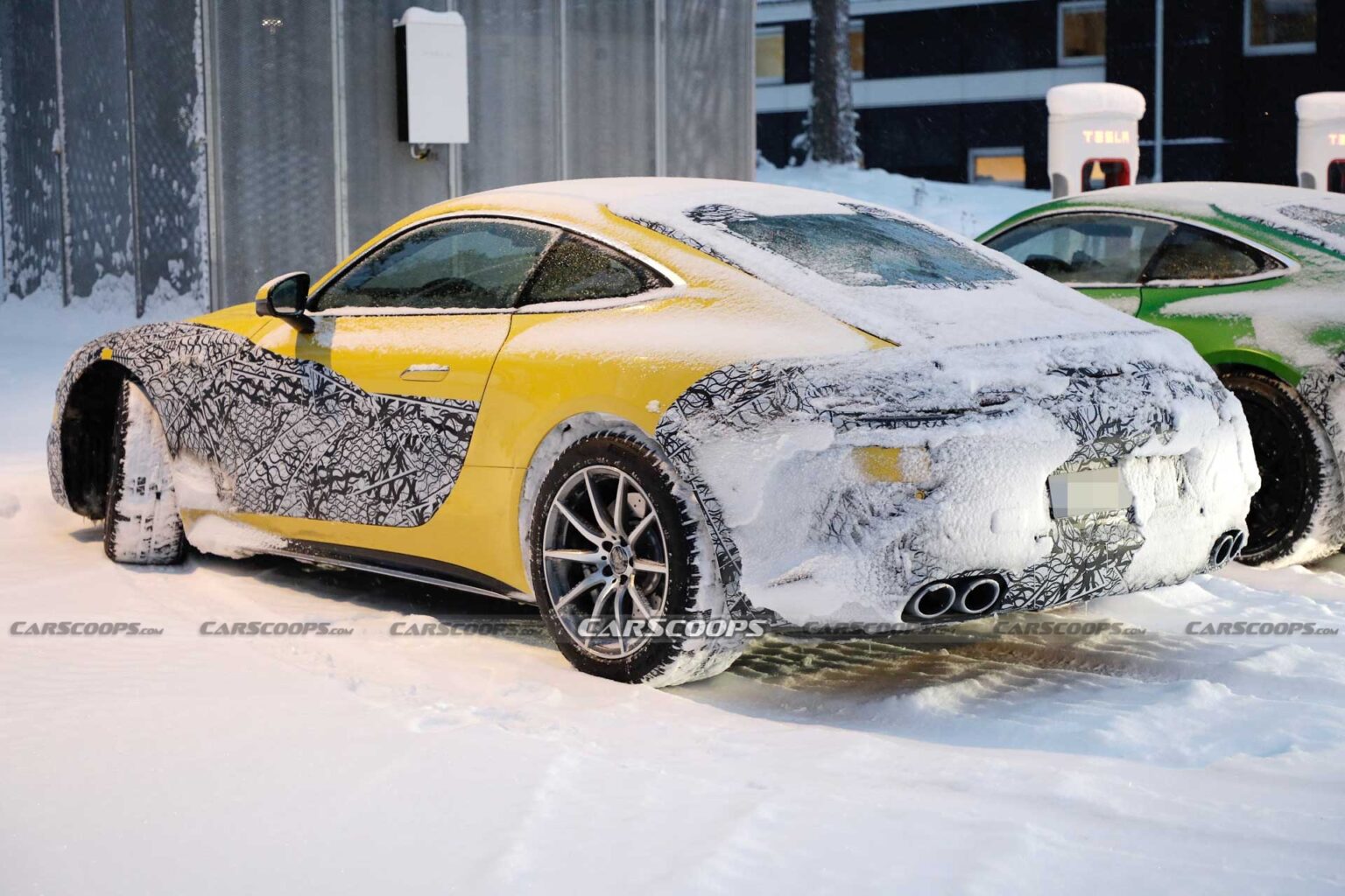 2024 Mercedes-AMG GT Spied With Flush Handles And Possible Rear Seats ...
