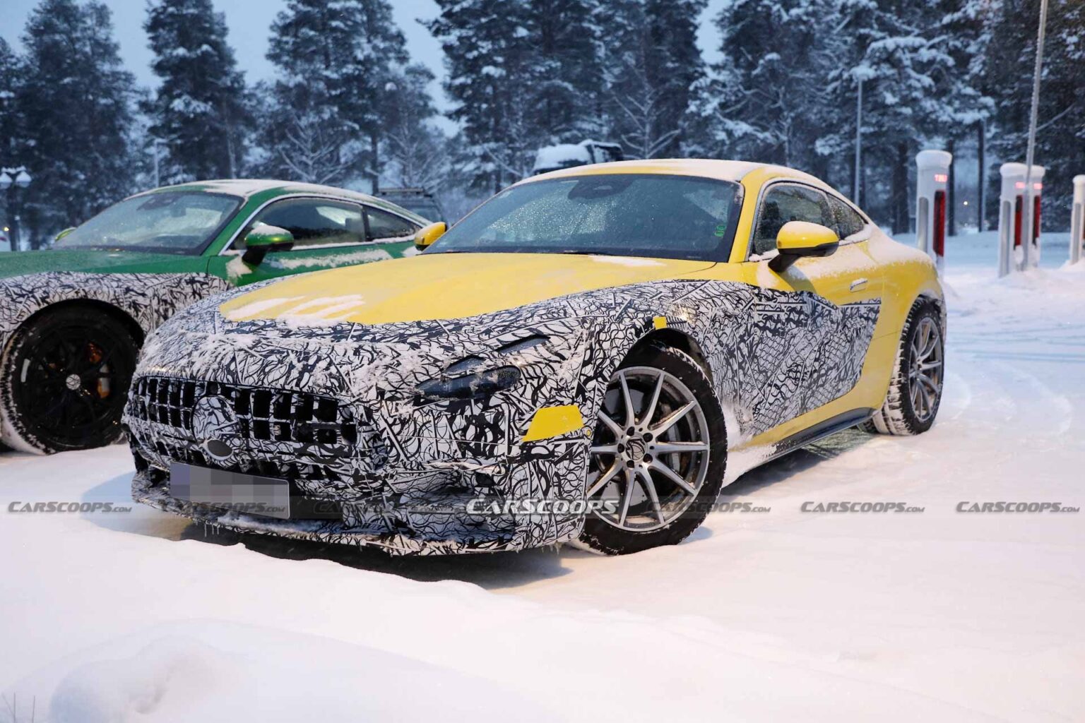 2024 Mercedes-AMG GT Spied With Flush Handles And Possible Rear Seats ...