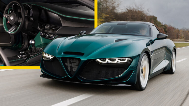 Alfa Romeo Giulia SWB Zagato Is A Manual V6-Powered One-Off Special ...