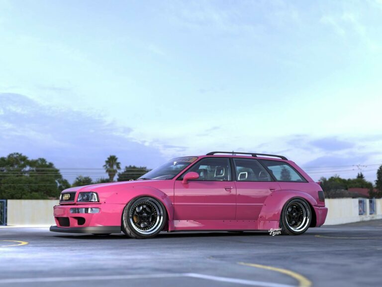 Audi RS2 Gets A Fictional Over-The-Top Widebody Makeover | Carscoops