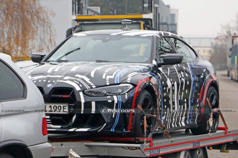 BMW M EV Prototype Blends i4 And M4 Looks With A Quad Motor Setup ...