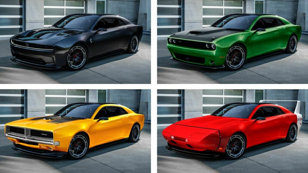 We Face-Swapped The Dodge Charger Daytona SRT EV Concept With Its ICE ...