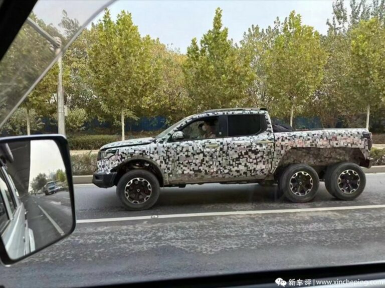 Great Wall Is Building A Six-Wheeled Version Of Its Shanhai Cannon ...