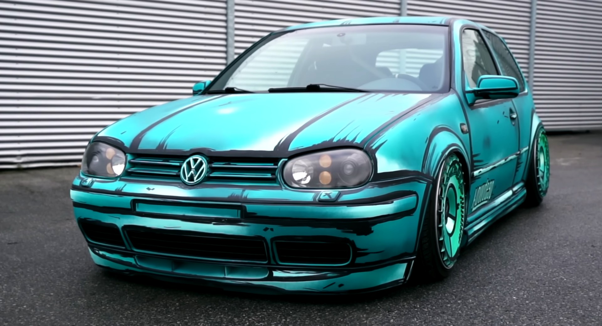 CARtoon VW Golf MK4 GTI Really Pops Into Life | Carscoops