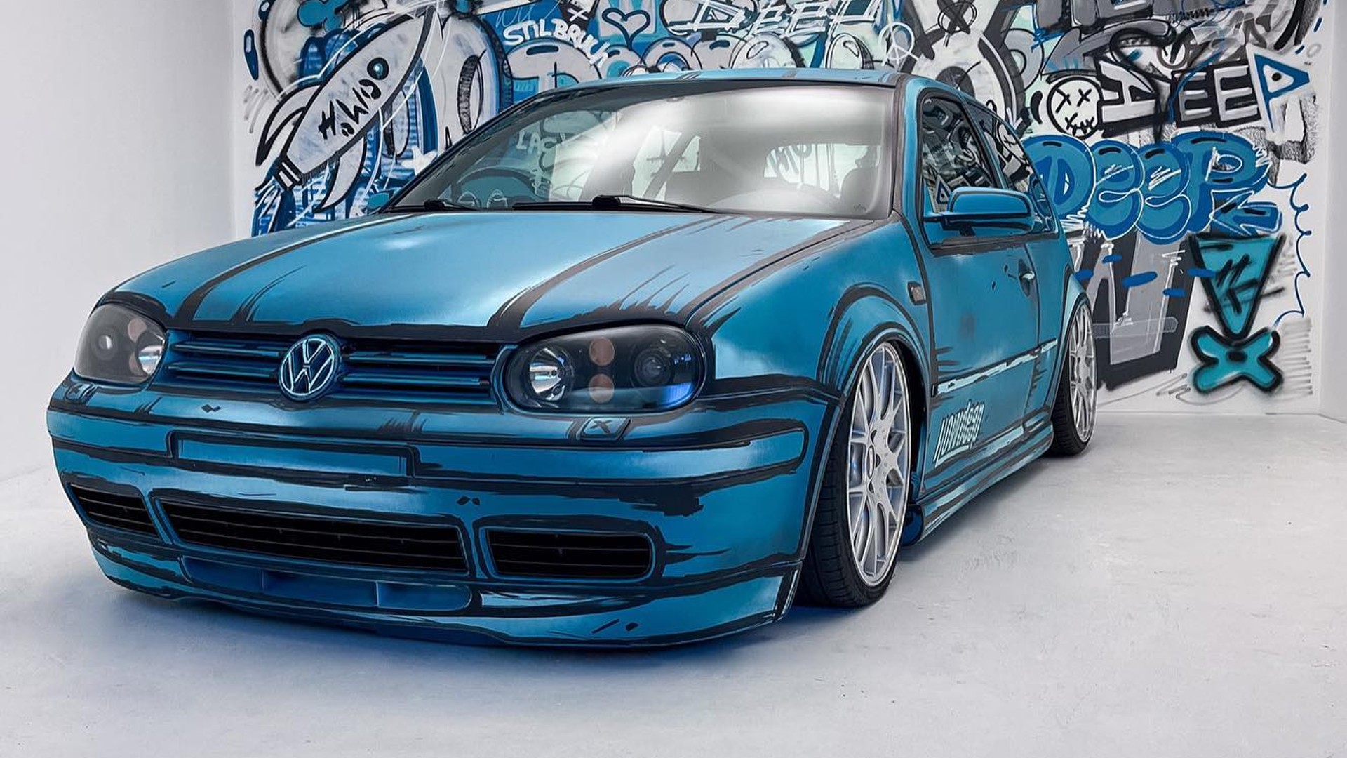 CARtoon VW Golf MK4 GTI Really Pops Into Life | Carscoops