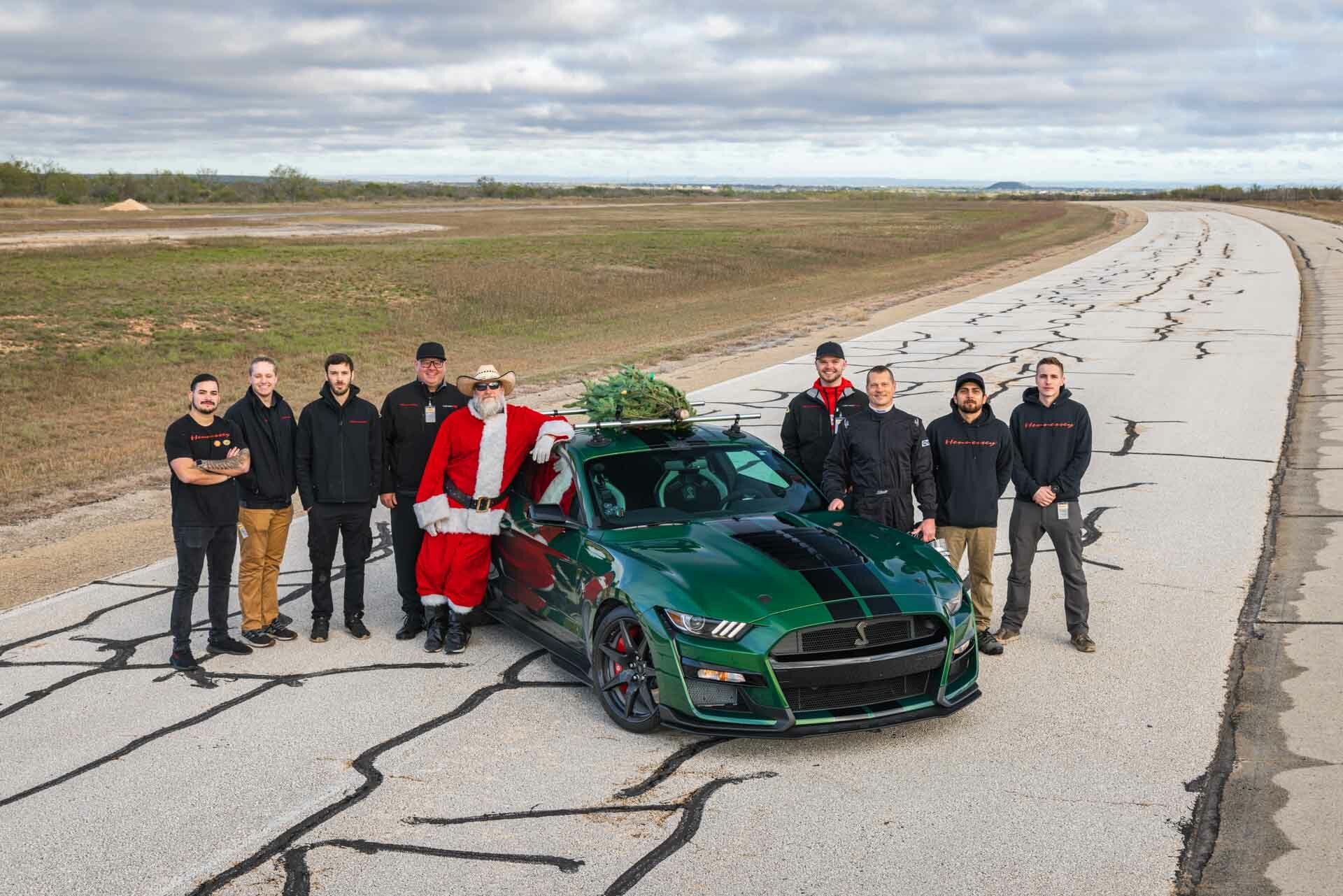 Holidays Are Coming In Hot With 1,000-HP Hennessey Mustang’s Christmas ...