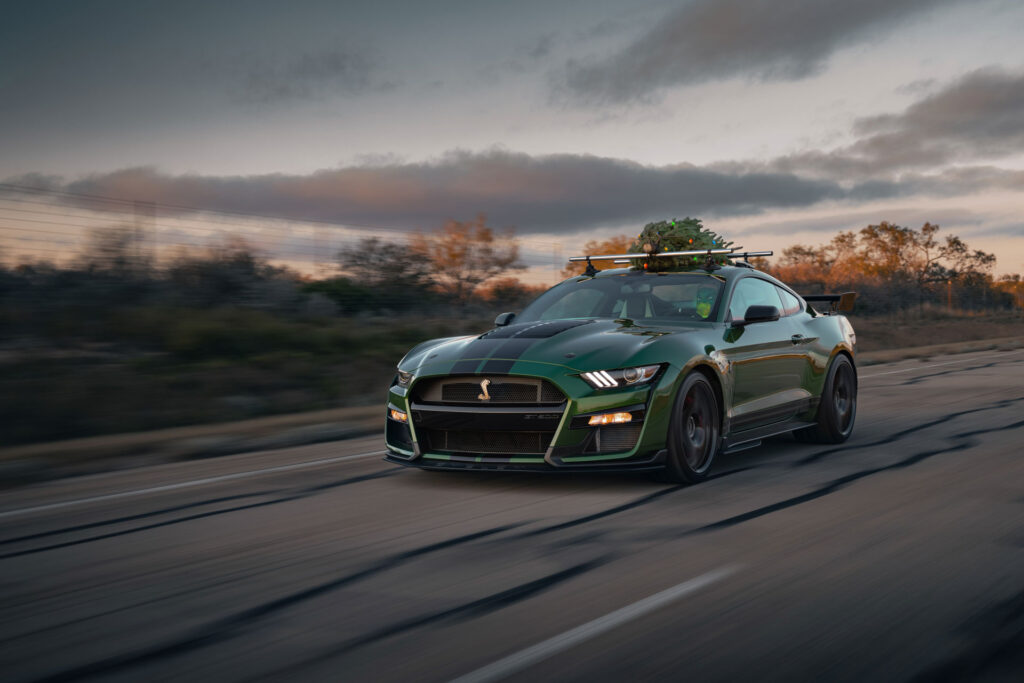 Holidays Are Coming In Hot With 1,000-HP Hennessey Mustang’s Christmas ...