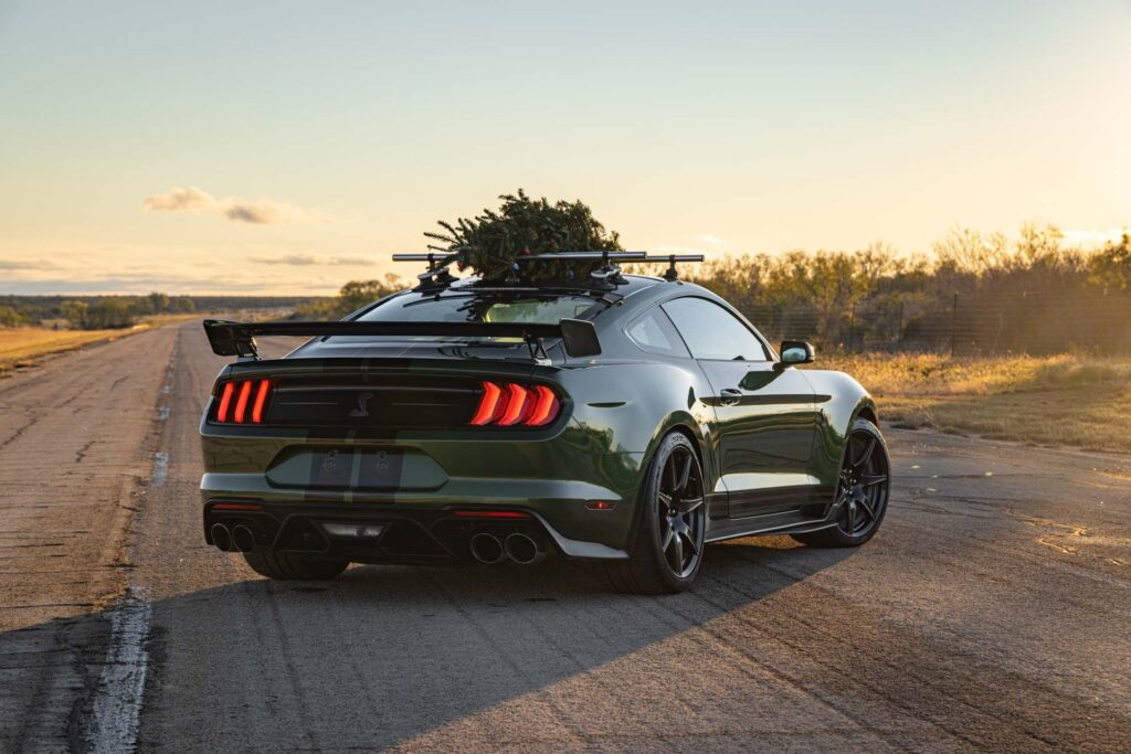 Holidays Are Coming In Hot With 1,000-HP Hennessey Mustang’s Christmas ...