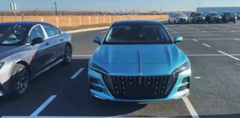Hongqi’s Upcoming H6 Sedan Looks The Part In Matte Silver And Turquoise ...