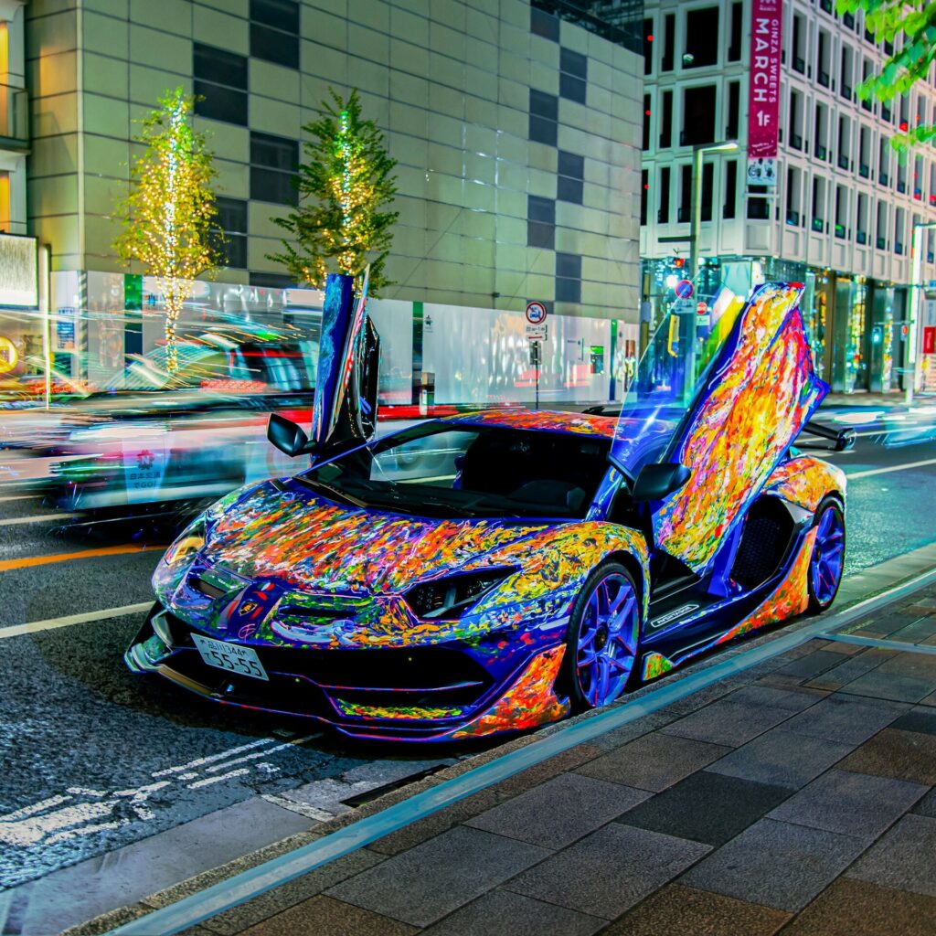 Lamborghini Aventador Rainbow
