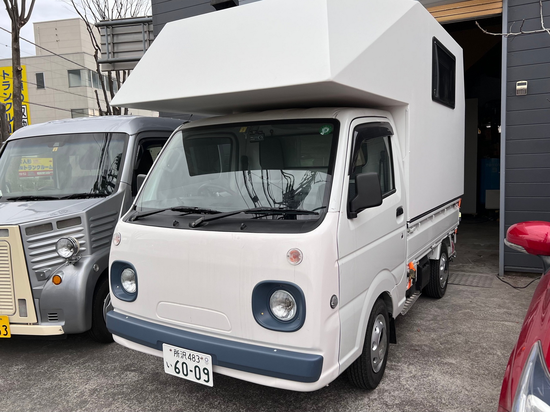 Japanese Tuner Gives A Retro Mazda Face To The Suzuki Carry | Carscoops