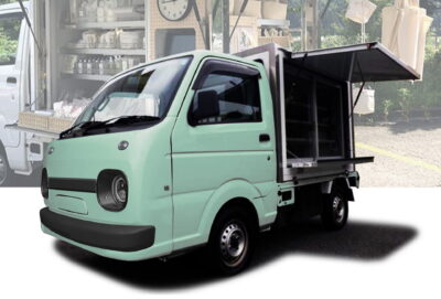 Japanese Tuner Gives A Retro Mazda Face To The Suzuki Carry | Carscoops