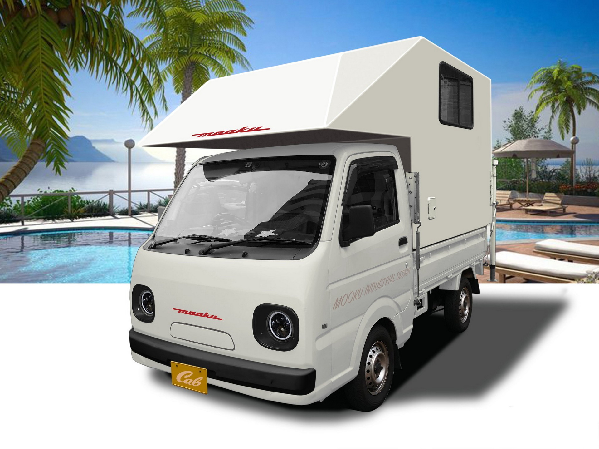 Japanese Tuner Gives A Retro Mazda Face To The Suzuki Carry | Carscoops