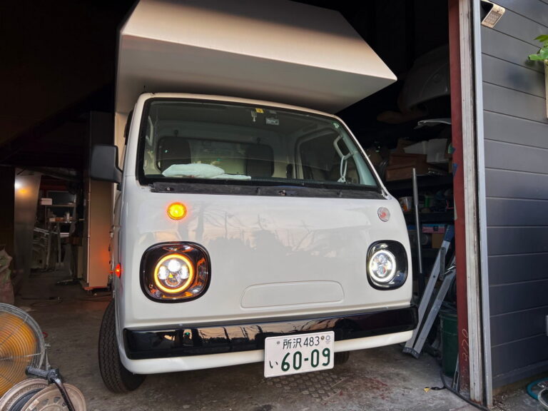 Japanese Tuner Gives A Retro Mazda Face To The Suzuki Carry | Carscoops