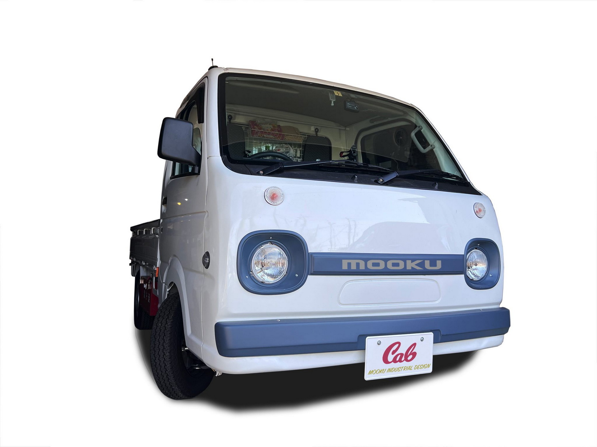 Japanese Tuner Gives A Retro Mazda Face To The Suzuki Carry | Carscoops