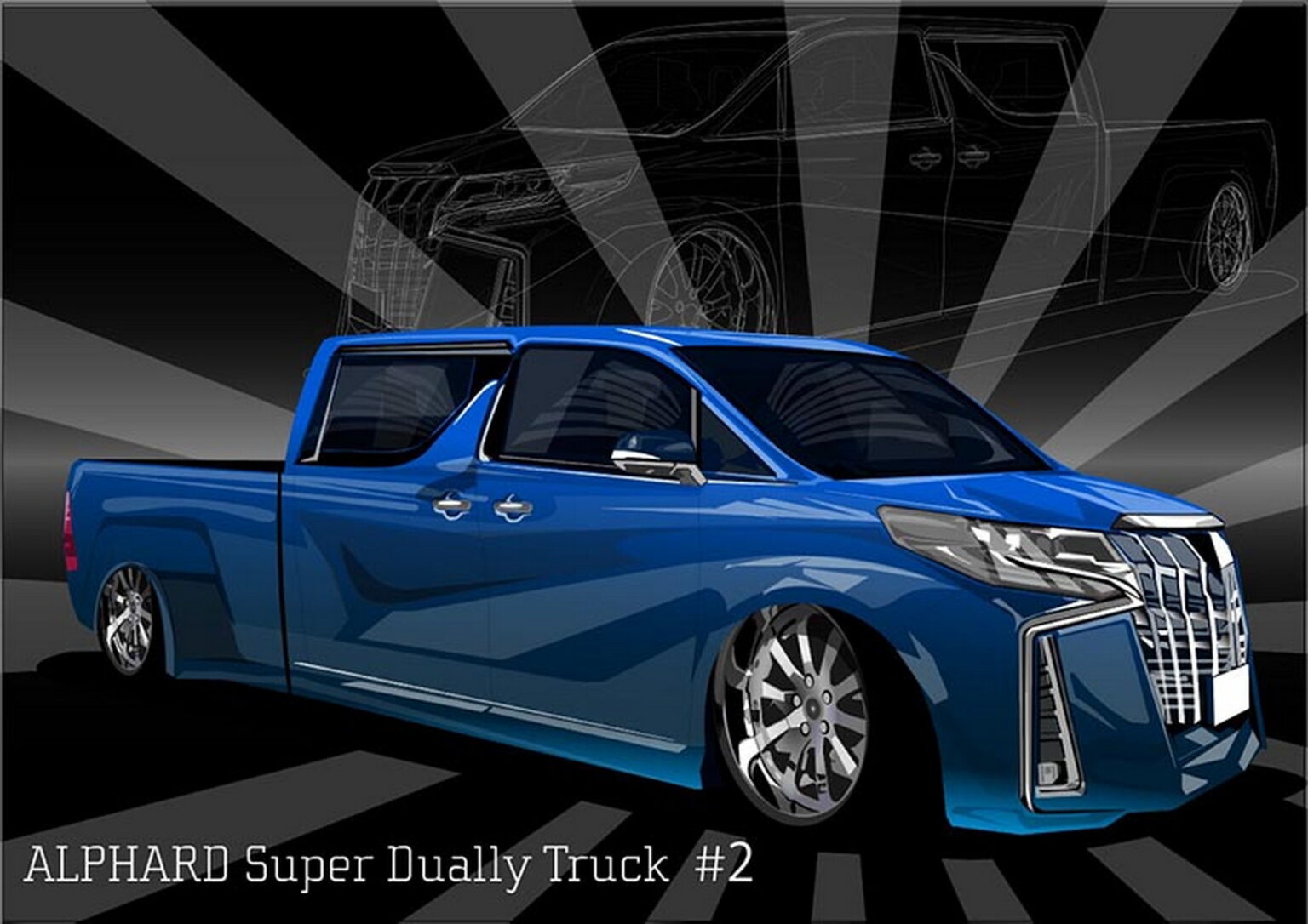 Toyota Alphard Minivan Converted Into A Dually Pickup For Tokyo | Carscoops