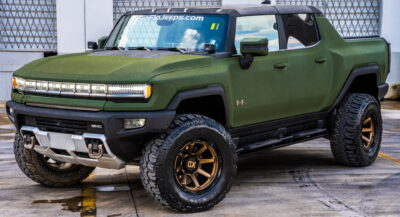 Kevlar-Coated GMC Hummer EV Is An Absolute Tank Of A Truck | Carscoops