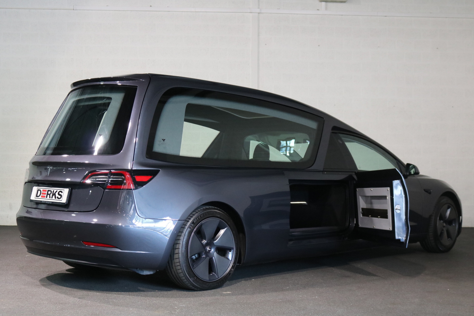 Tesla Hearse 3 Is The Perfect Ride For A Green Funeral | Carscoops