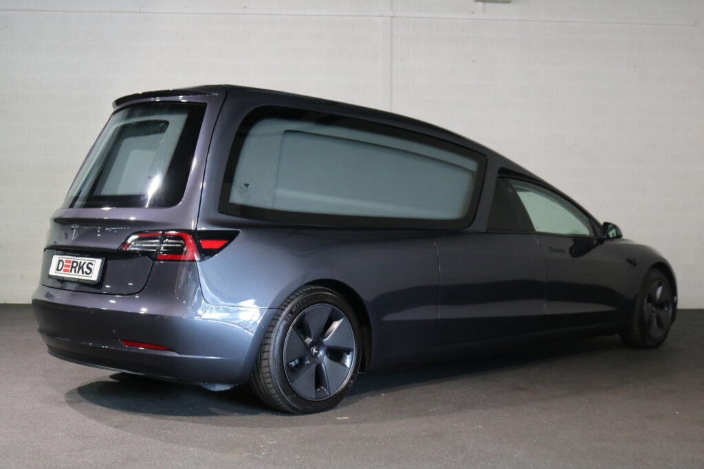 Tesla Hearse 3 Is The Perfect Ride For A Green Funeral | Carscoops
