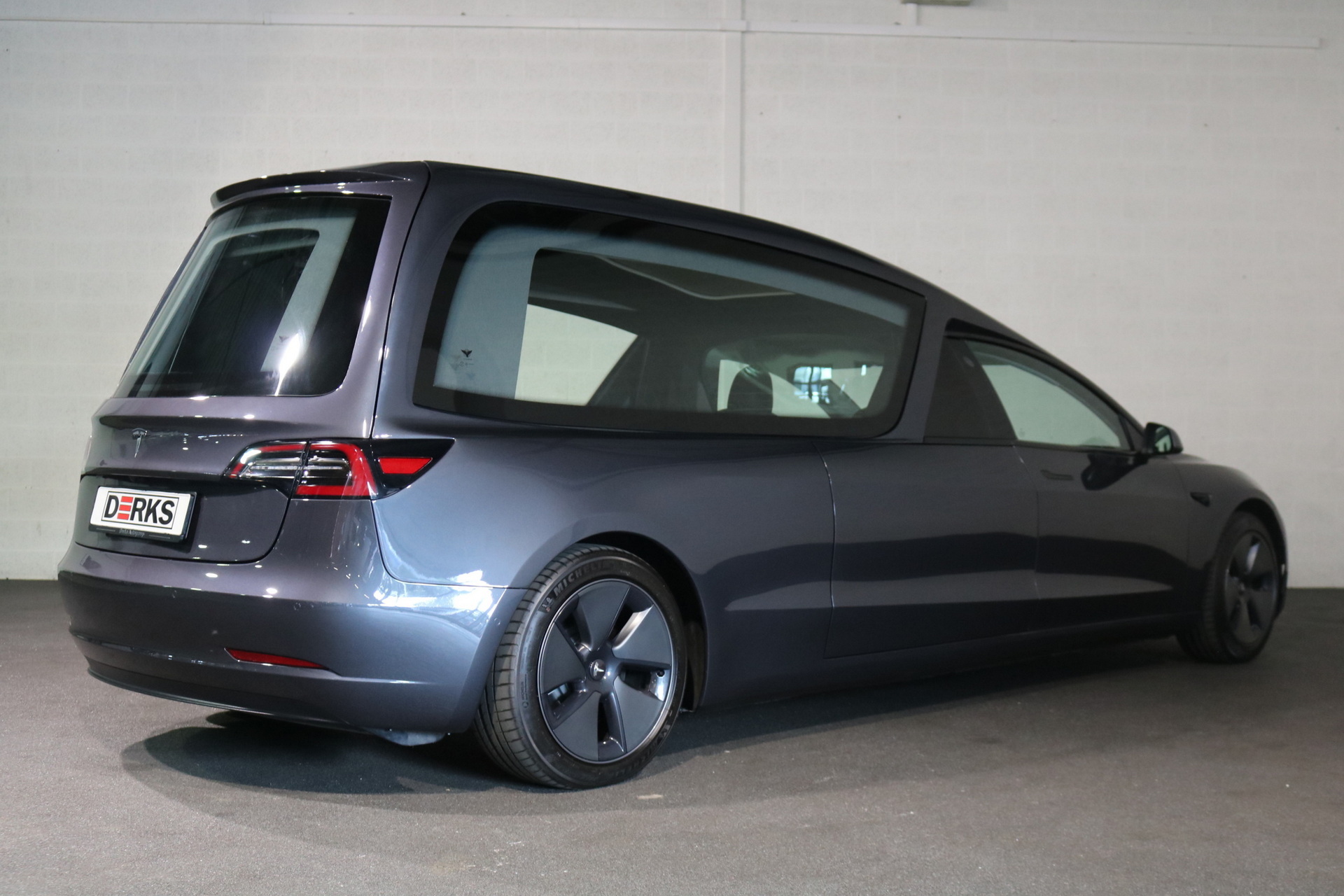 Tesla Hearse 3 Is The Perfect Ride For A Green Funeral | Carscoops