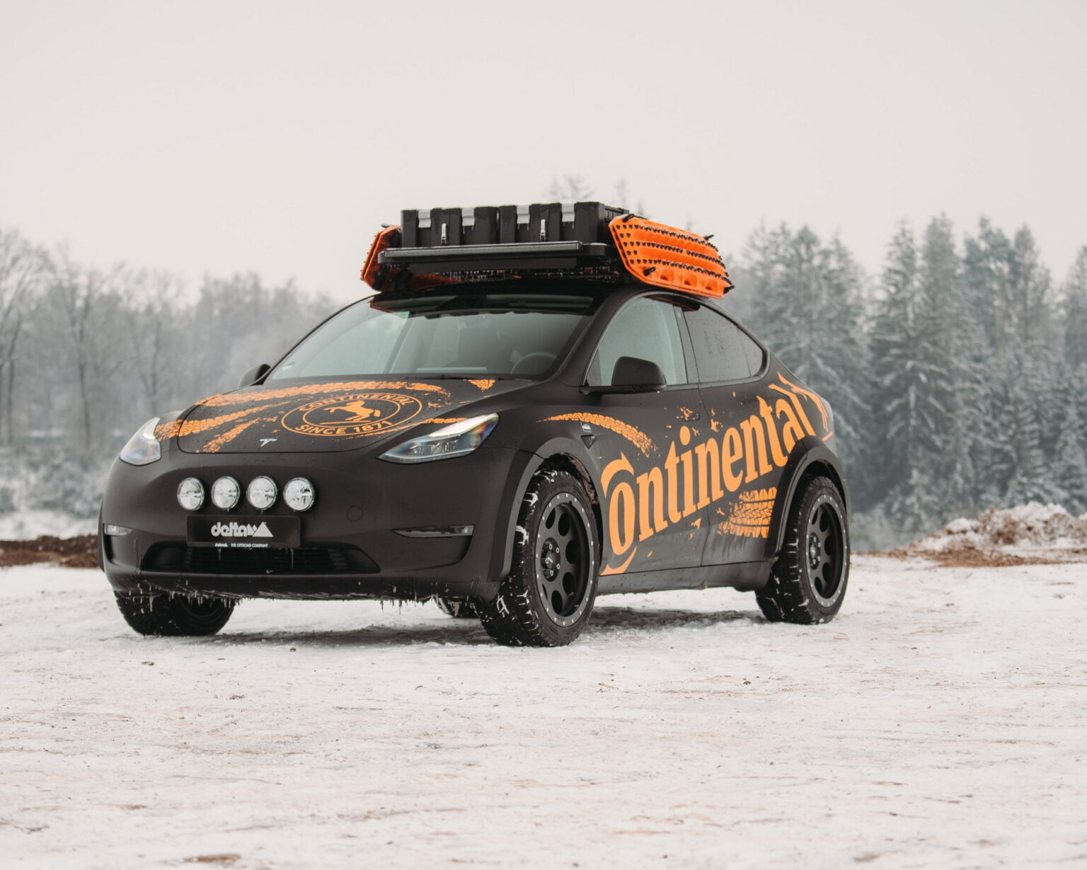 German Tuner Gives The Tesla Model Y A Neat Off-Road Makeover | Carscoops