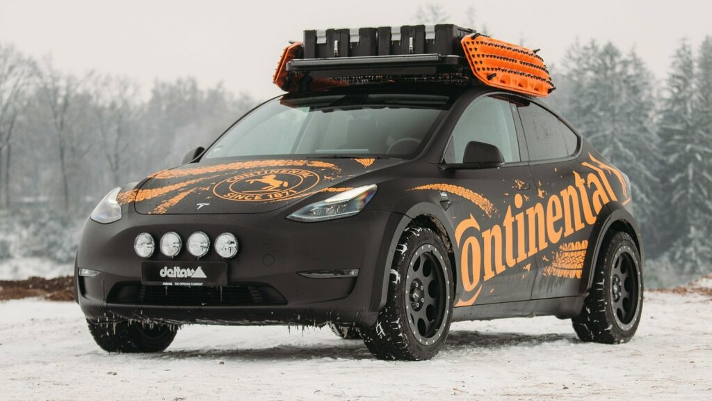 German Tuner Gives The Tesla Model Y A Neat Off-Road Makeover | Carscoops