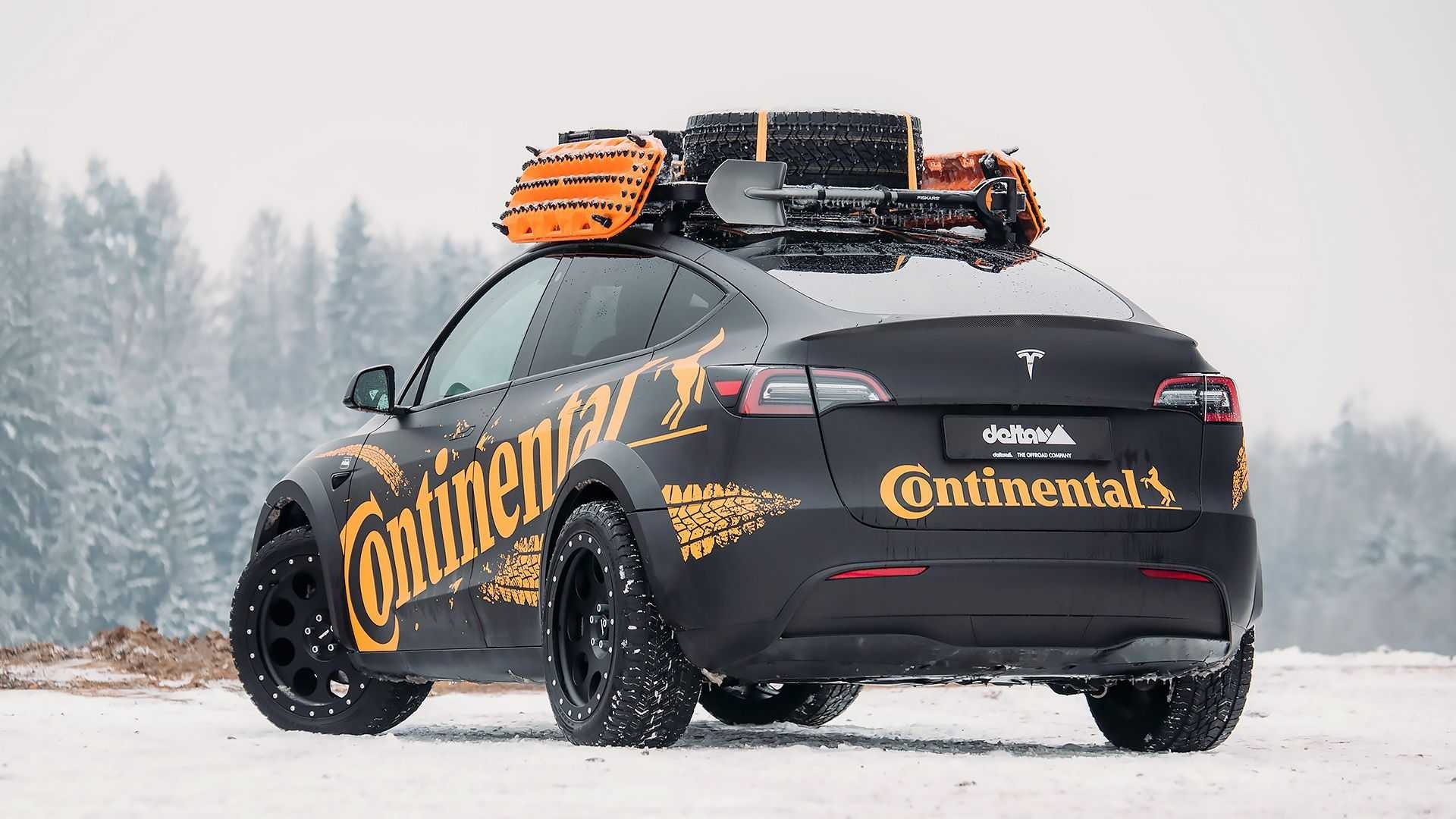 German Tuner Gives The Tesla Model Y A Neat Off-Road Makeover | Carscoops