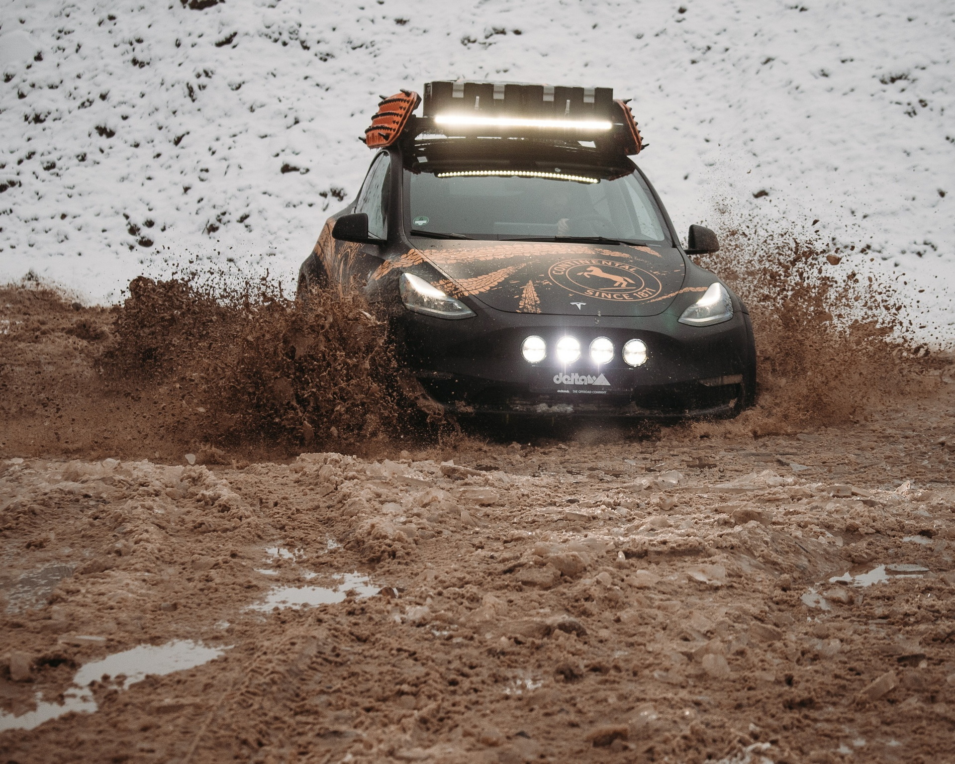 German Tuner Gives The Tesla Model Y A Neat Off-Road Makeover | Carscoops