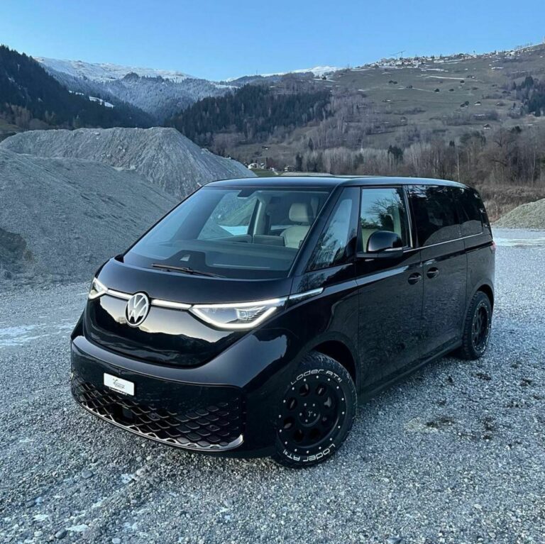 Blacked Out VW ID. Buzz Looks The Part With Off-Road Wheels | Carscoops