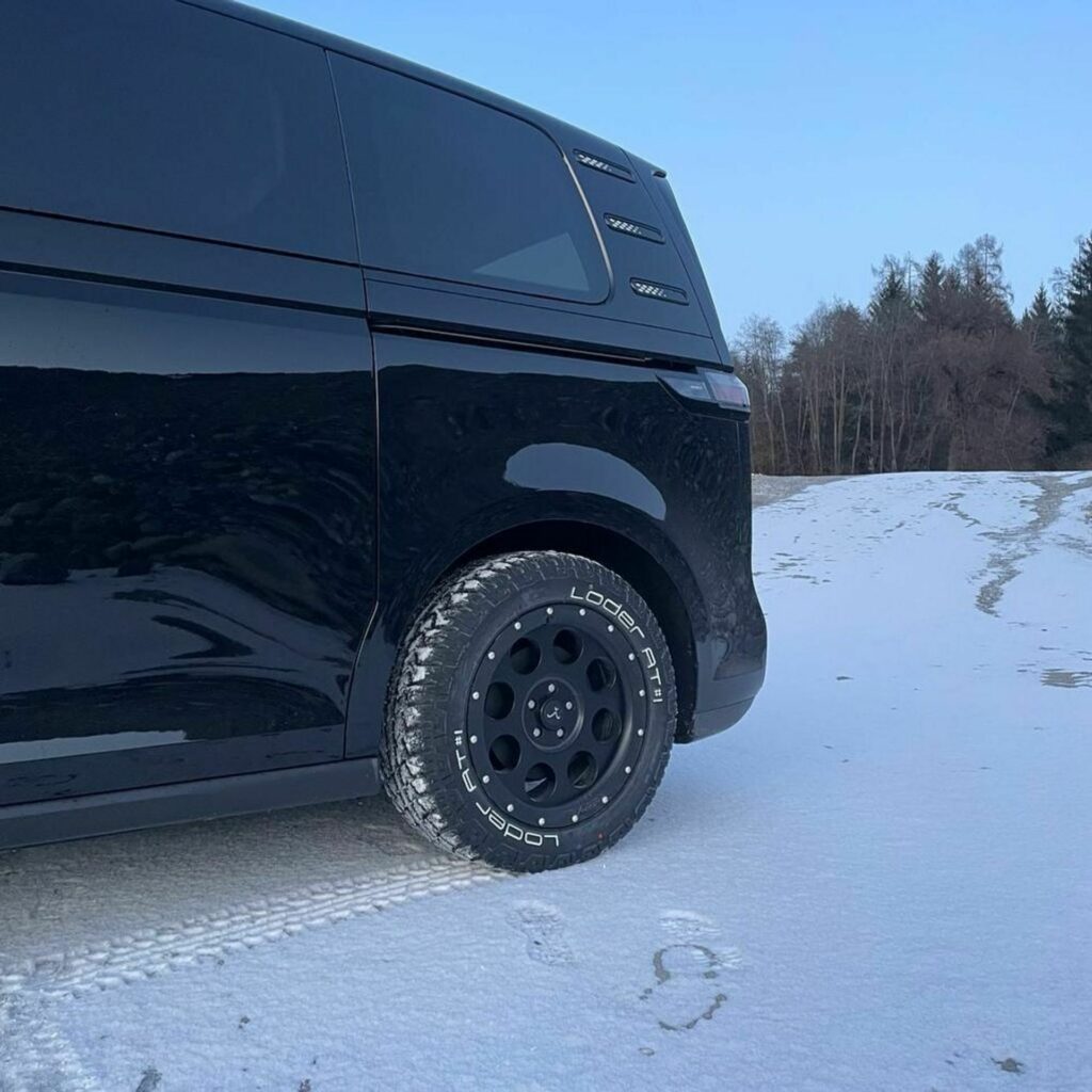 Blacked Out VW ID. Buzz Looks The Part With Off-Road Wheels | Carscoops