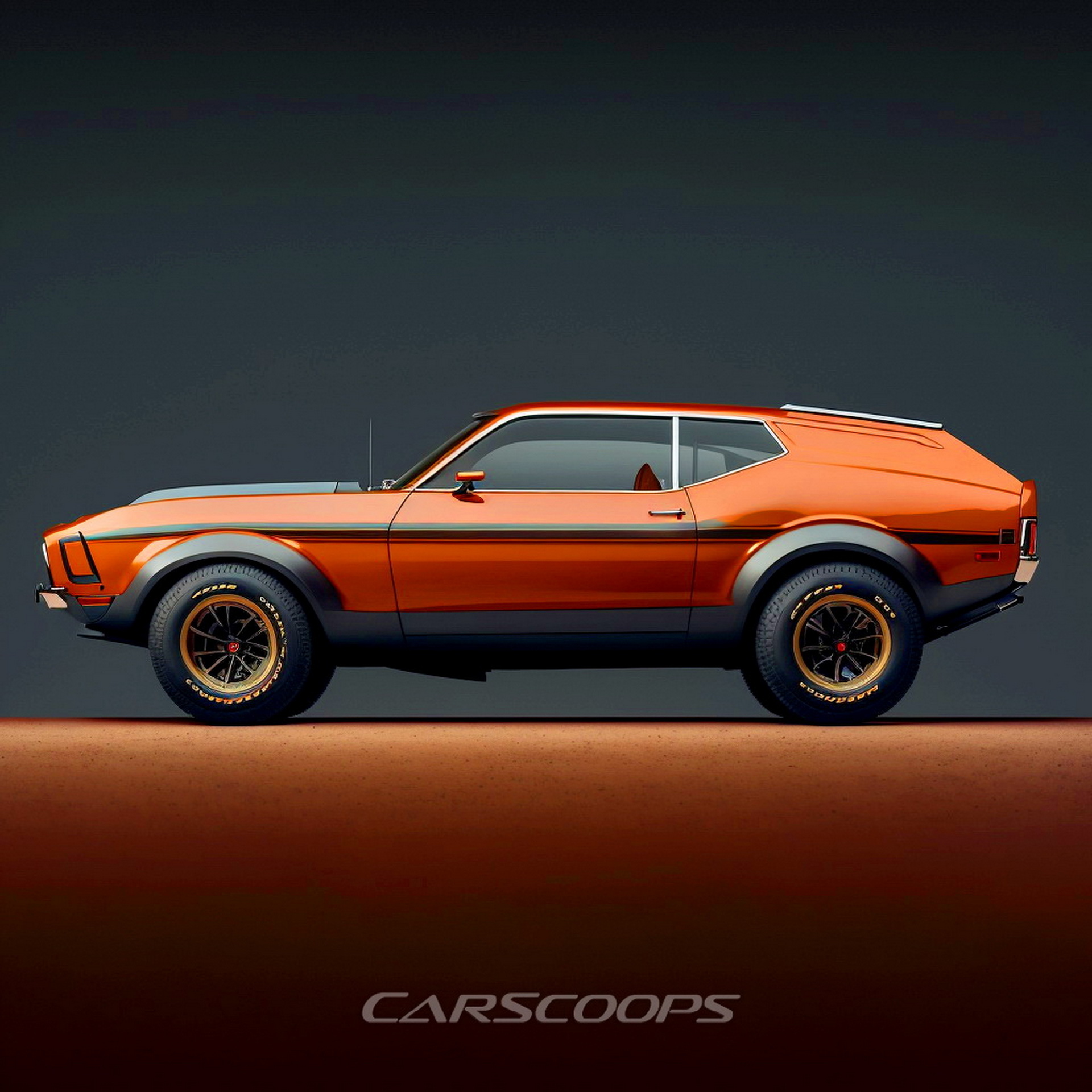 What If The Ford Mustang Mach SUV Was Designed In The 1970s? | Carscoops
