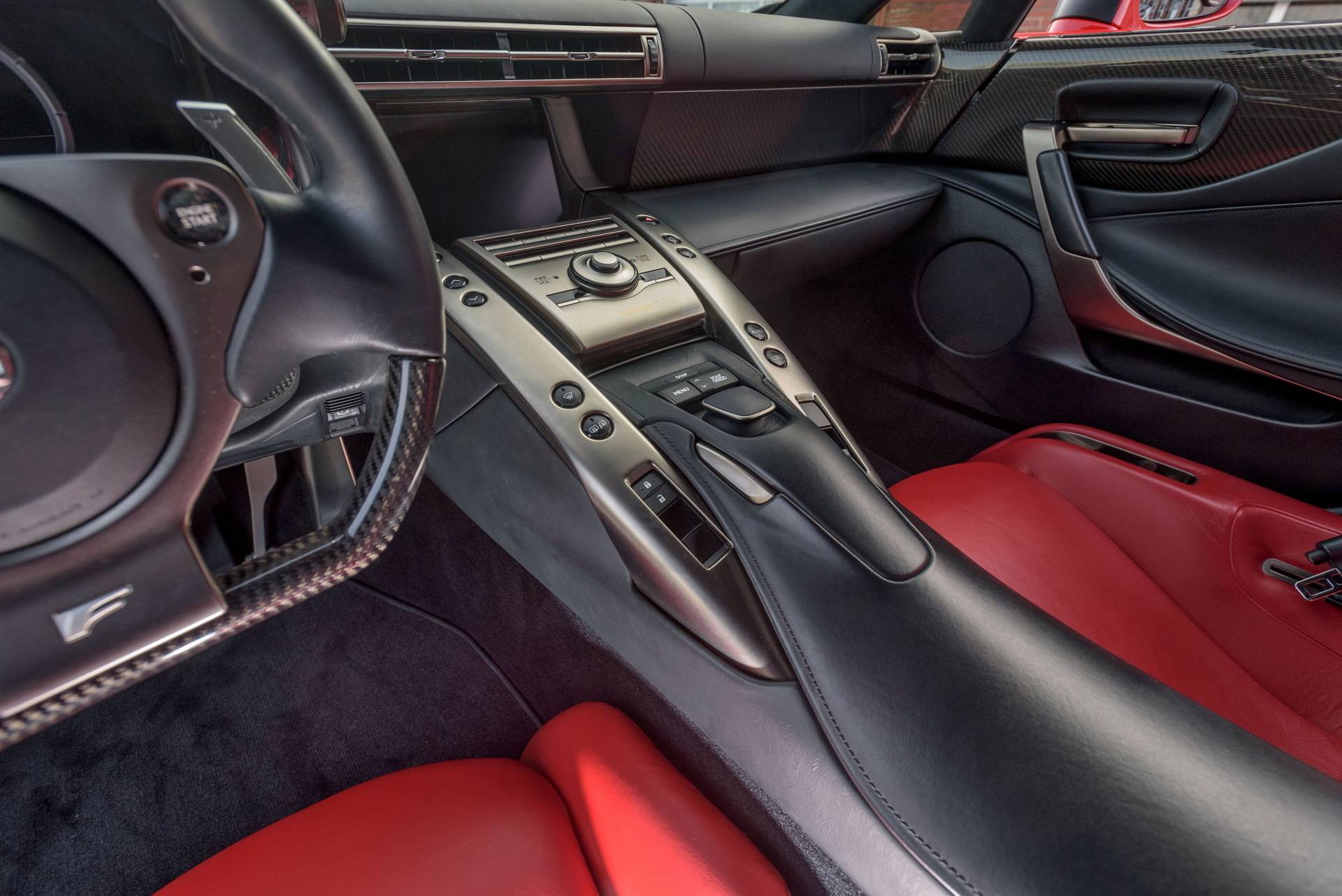 Low Mileage, Red-On-Red Lexus LFA Has A Unique Spec And Can Now Be ...